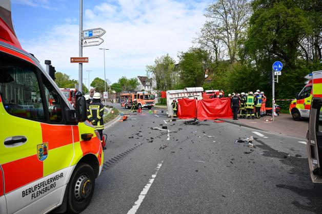 Flensburg Unfall Feuerwehr