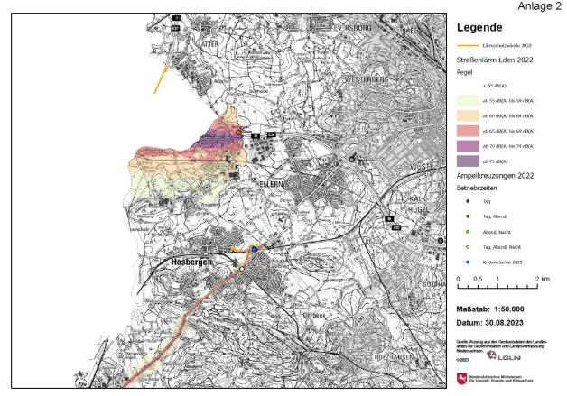 Straßenlärm in Hasbergen zu laut – was kann die Gemeinde tun?