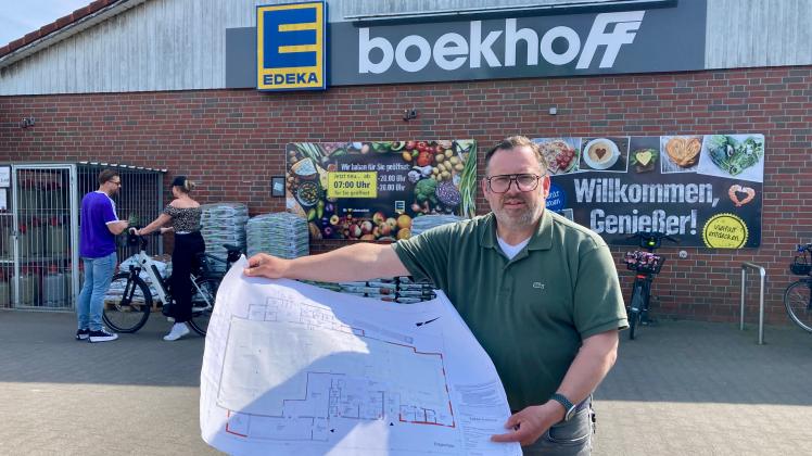 So steht es um die Erweiterung von Edeka Boekhoff in Schierbrok