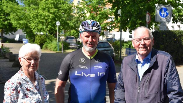 Osnabrücker Frank Stumpe radelte 370 Kilometer nach Osnabrück