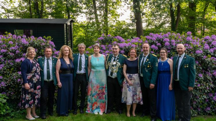 Markus Ostermann ist König beim Schützenverein in Wesuwe-Siedlung