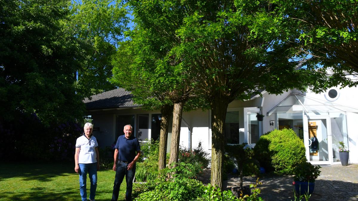 Familie Voß präsentiert bei der Gartentour Nortrup ihren Garten