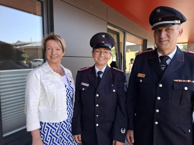 Die Feuerwehr Aventoft hat ein neues Feuerwehrgerätehaus