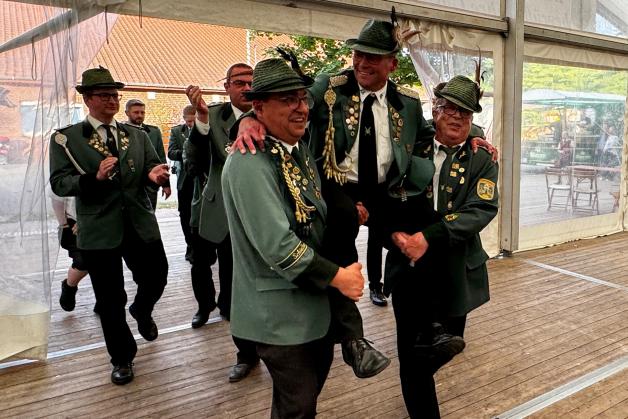 Thomas Lampe ist neuer Schützenkönig in der Bohmterheide
