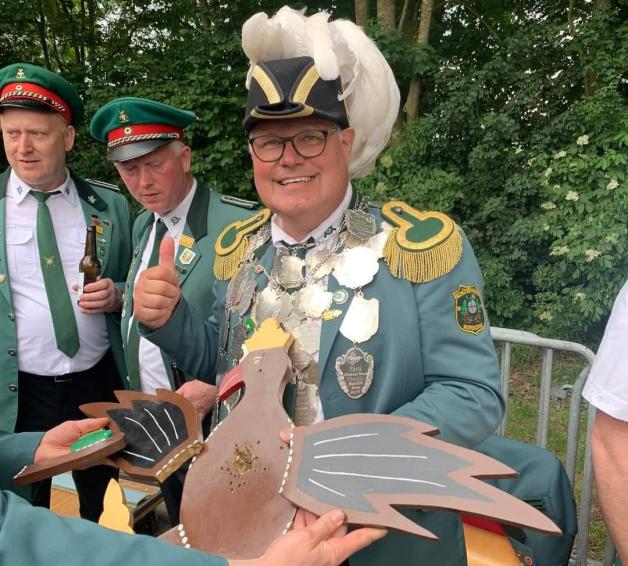 Martin Giese ist König 2024 des Schützenvereins Lohne 1624