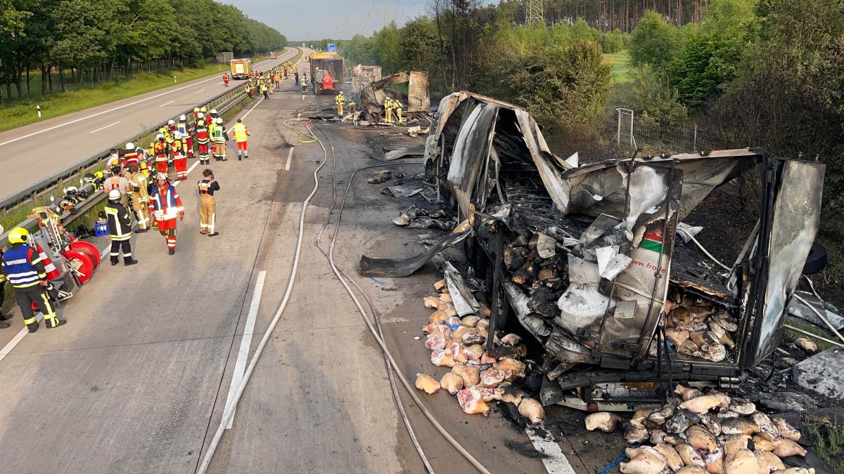 Lkw-Unfall auf A24: Autobahn nach Berlin noch bis 19 Uhr gesperrt