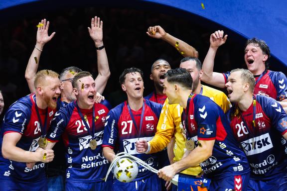 So feiert die SG Flensburg-Handewitt den Europapokalsieg