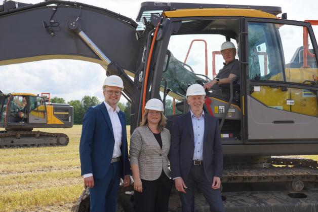 Baubeginn bei Rosenxt in Wietmarschen: Platz für 700 Mitarbeiter