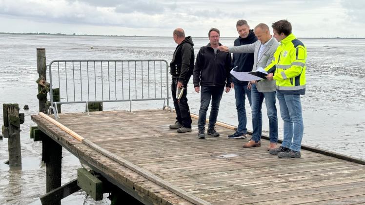 Wann der provisorische Badesteg am Dockkoog in Husum kommt