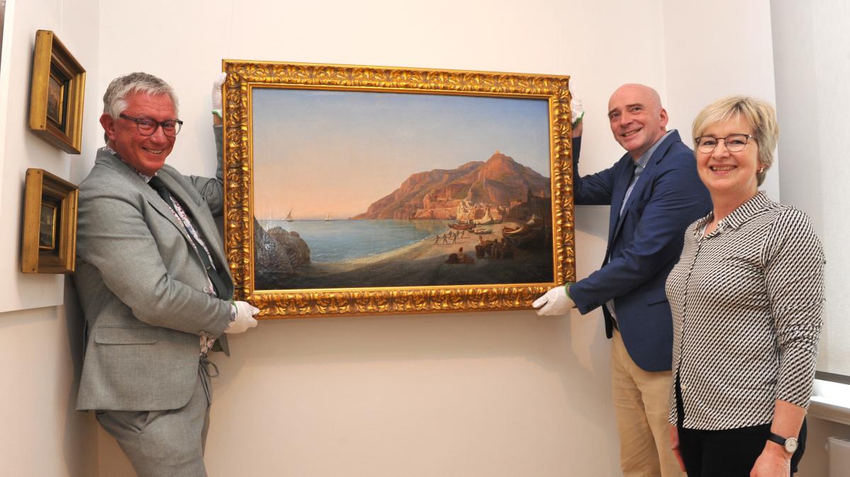 Neues Werk im Museum Eckernförde: Thöming ziert die Galerie