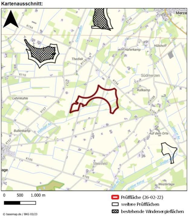 Kreis plant neue Windparks in Merzen, Neuenkirchen und Voltlage