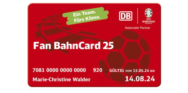 Fan-Bahncard zur EM: Das müssen Sie zum Sonderangebot wissen