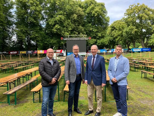 Fußball-EM 24: Public-Viewing an der Schülerwiese in Meppen