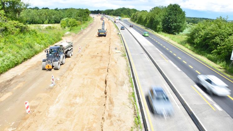 So läuft die Sanierung der A1 zwischen Pansdorf und Sereetz