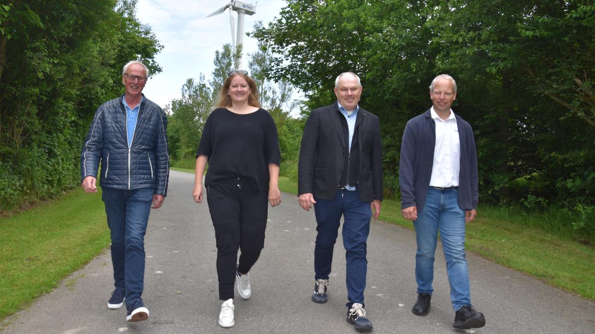 Die Kläranlage Böklund hat jetzt eine eigene Windkraftanlage