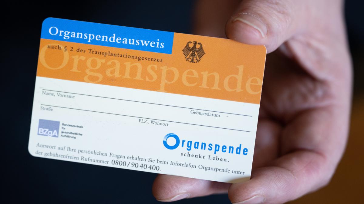 Jeder automatisch Organspender? Bund und Länder mit neuem Anlauf
