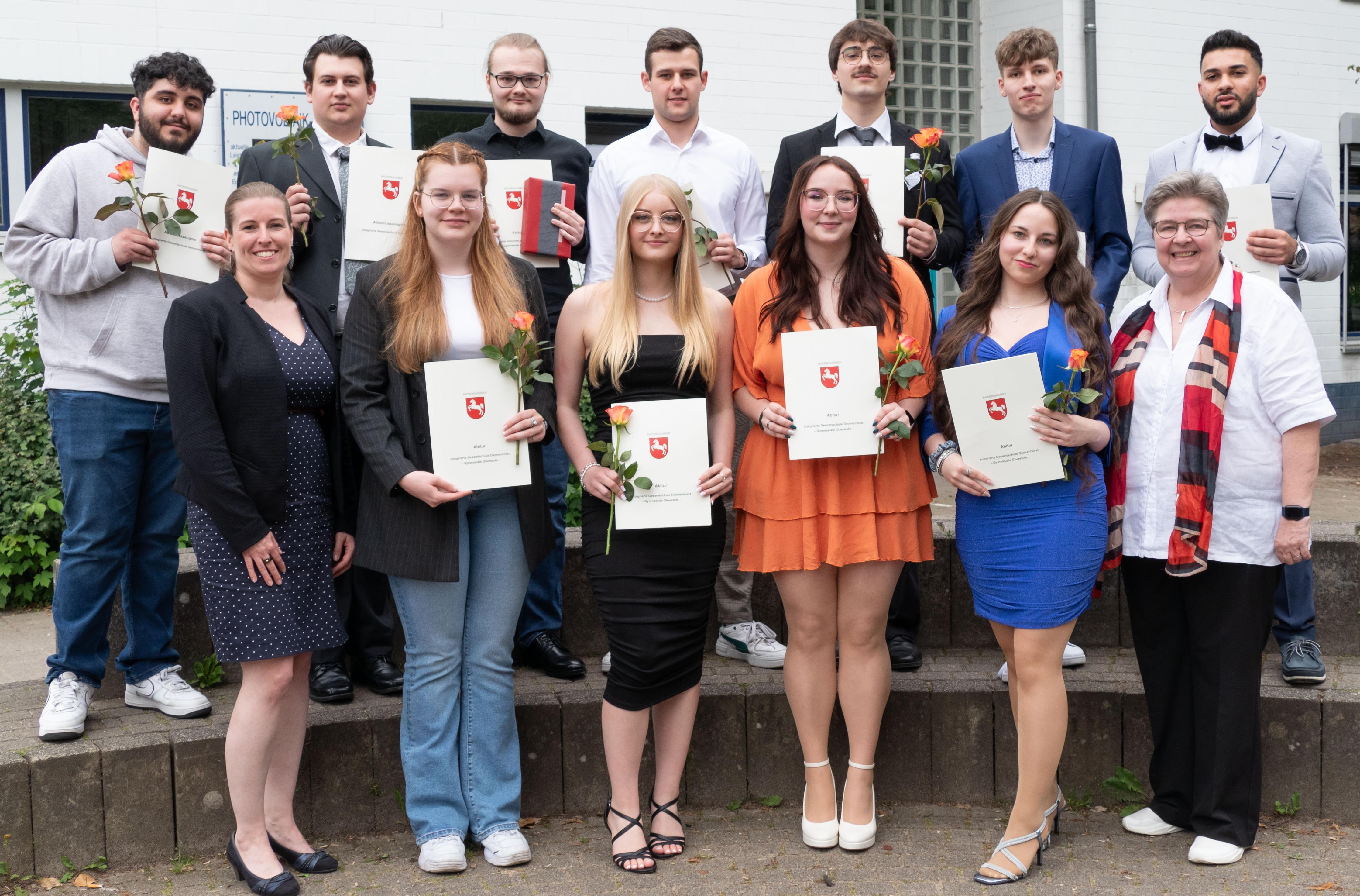 Bilder der Abschlussklassen 2024 in Delmenhorst und Ganderkesee
