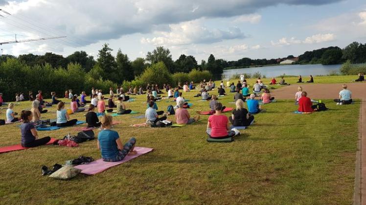 Yoga-Sommer 2024 am Hasesee Bramsche: immer freitags um 17.30 Uhr