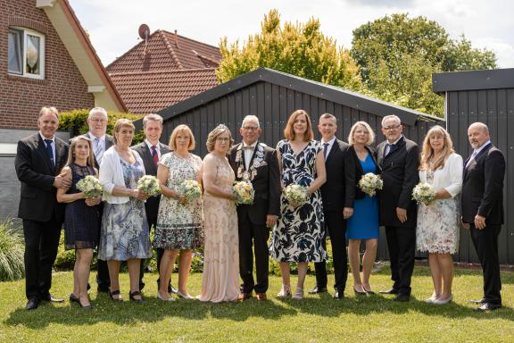 Die neu ernannten Schützenkönige im mittleren Emsland