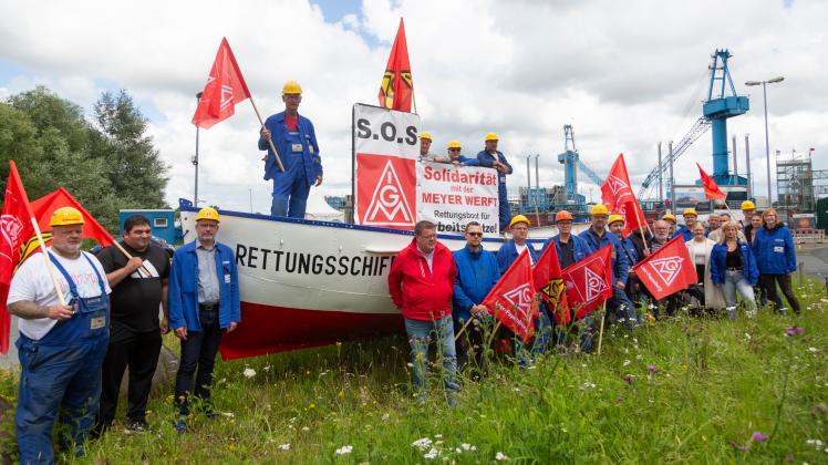 Meyer Werft: IG Metall spricht von schwierigen Verhandlungen