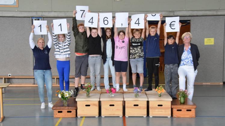 Kappeln nach Madrid: Hohe Summe durch Spendenlauf an Grundschule