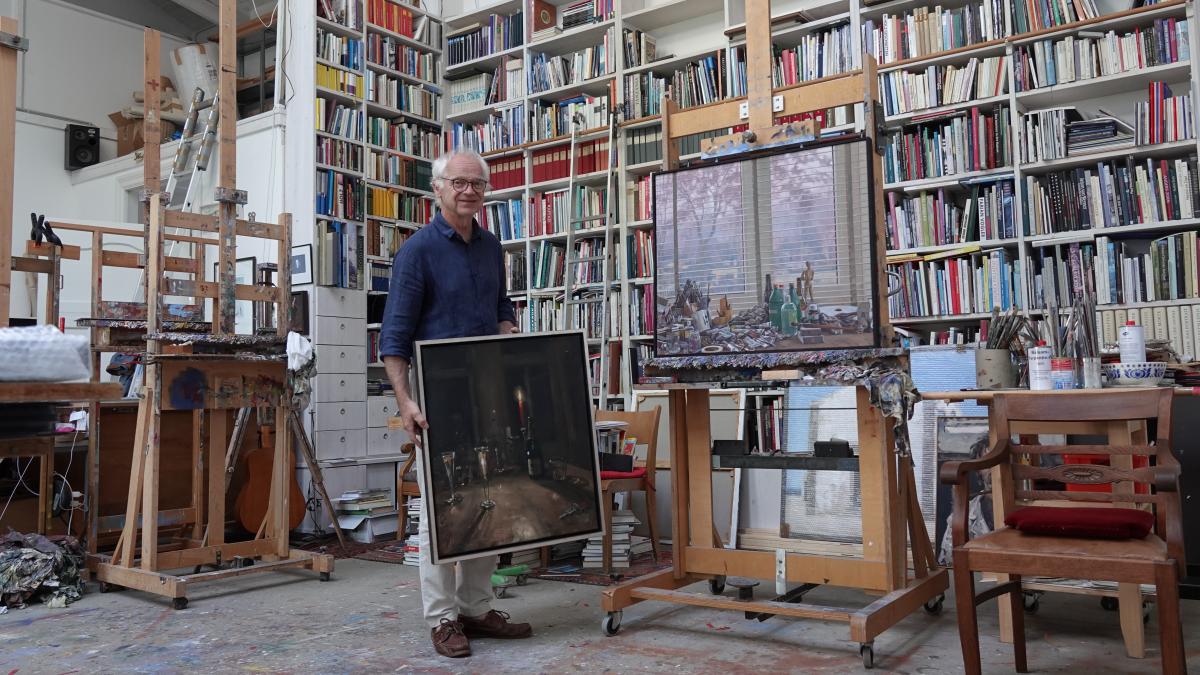 Künstler Friedel Anderson aus Itzehoe hat noch viele Ideen