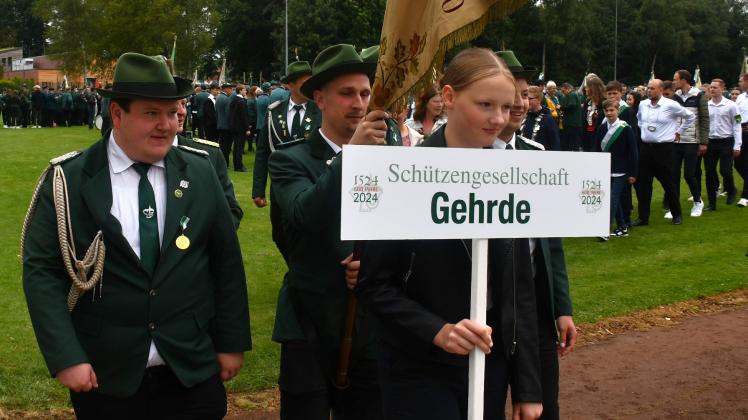 Festumzug durch das Dorf: So feiert Gehrde das Schützenjubiläum