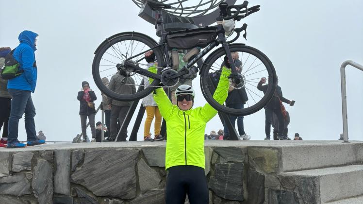 Nordhorn: Tom Spring reist mit dem Fahrrad bis zum Nordkap