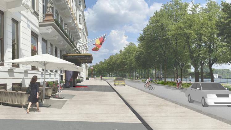 Hamburgs Binnenalster: So schön wird der neue Neue Jungfernstieg | SHZ