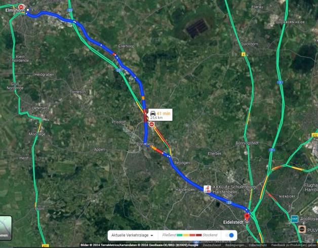 A23 bei Pinneberg: Google Maps schickt Urlauber in den Stau