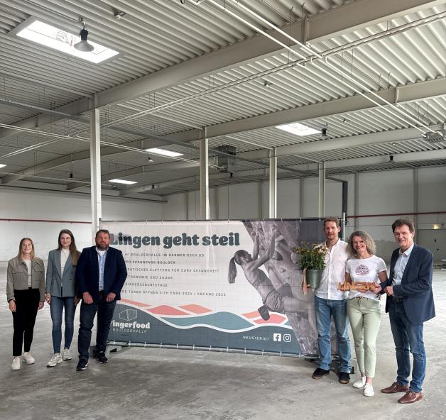 In Lingen eröffnet die erste Boulderhalle im Ortsteil Darme