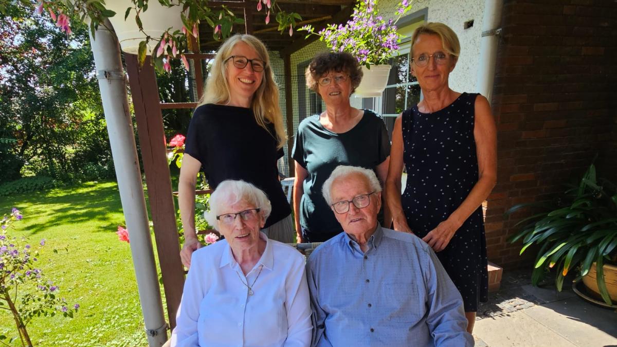 Gisela und Hans-Hermann Rebber aus Bohmte feiern Eiserne Hochzeit