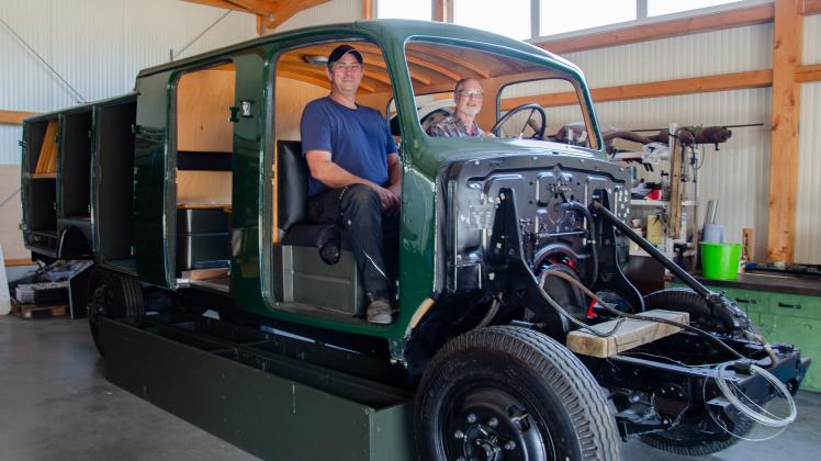 Kummerfelder Oldtimerfreunde tüfteln 5 Jahre an Feuerwehrauto