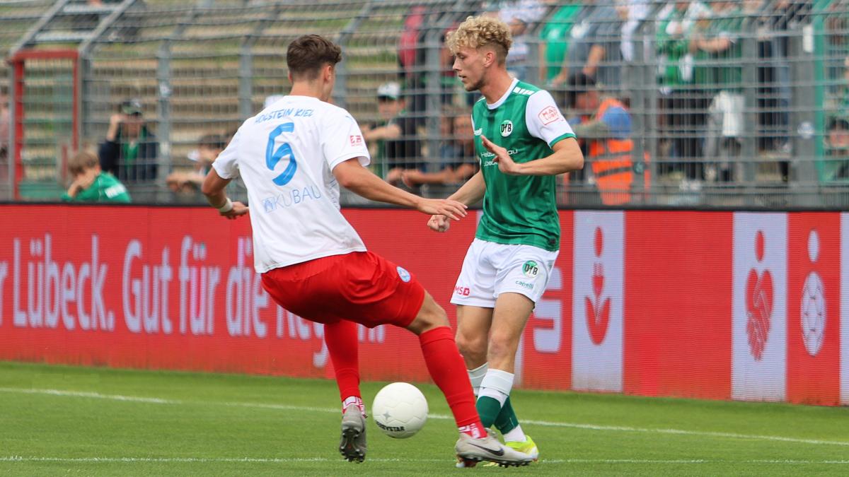 Fußball-Regionalliga: VfB Lübeck mit Remis gegen Holstein Kiel II