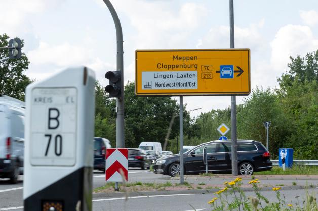 Zeitplan: Bauarbeiten auf B70 zwischen Lingen-Darme und Laxten