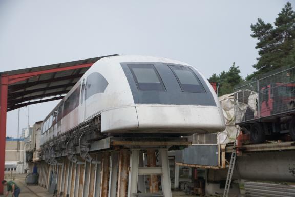 Der Transrapid nicht nur im Emsland: Eine Geschichte in Bildern