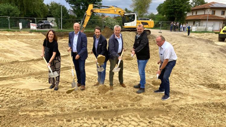 Neue Kindertagesstätte in Badbergen: Bau startet mit Spatenstich