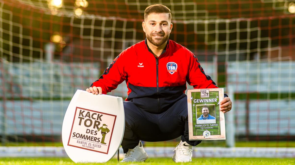 Hamudi El-Sayed vom TSB Flensburg erzielt „Kacktor des Sommers“