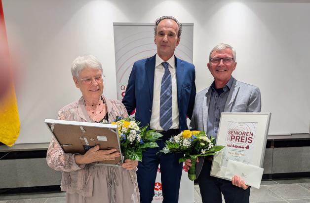 Queisser-Seniorenpreis: Christina Maria Tröber und Horst Bendixen