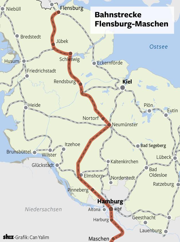 Schne Bahn Flensburg Hamburg Bildernull