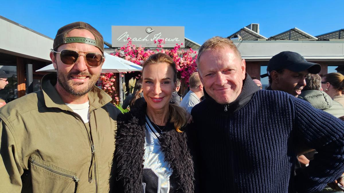 Sylt: Party von Thorsten Storm mit Hrubesch, Funkel, Dunkerbeck
