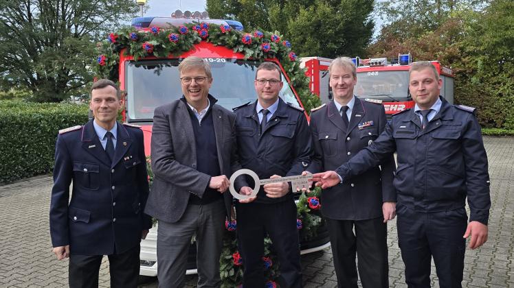 Neues Einsatzfahrzeug für Feuerwehr Alfhausen im Einsatz