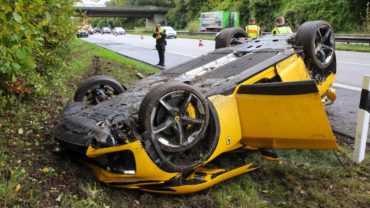 Unfall A23 Ferrari