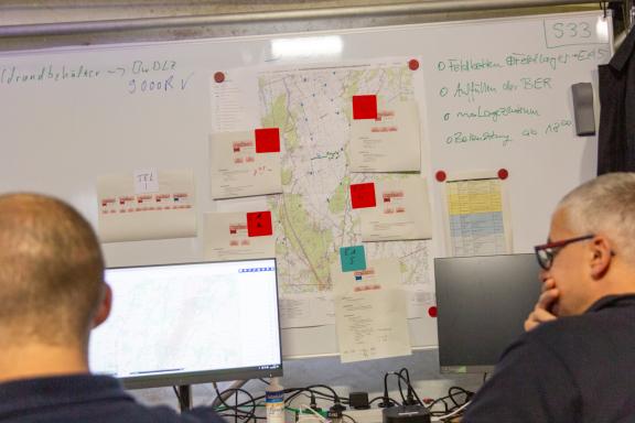 Großübung mit 300 Einsatzkräften auf dem Gelände der WTD 91