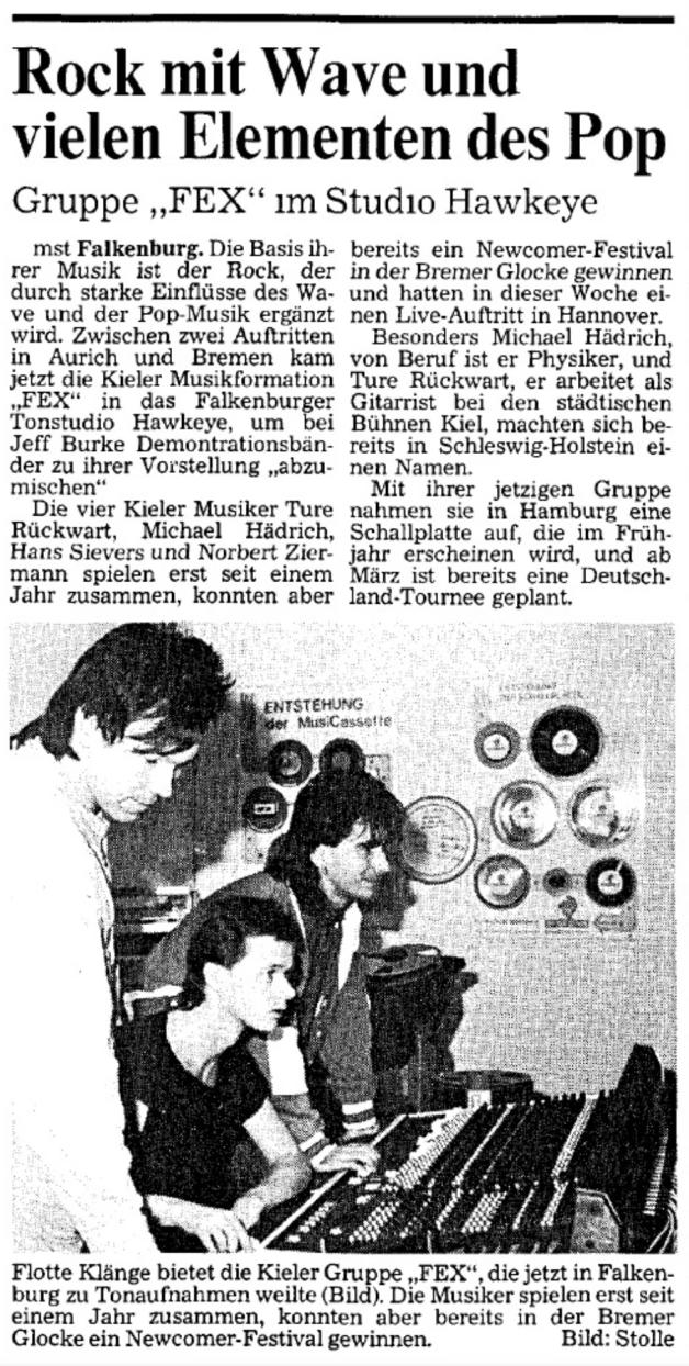 Band „Fex“ aus Kiel: So wurde das Rätsel um ihren Song gelöst