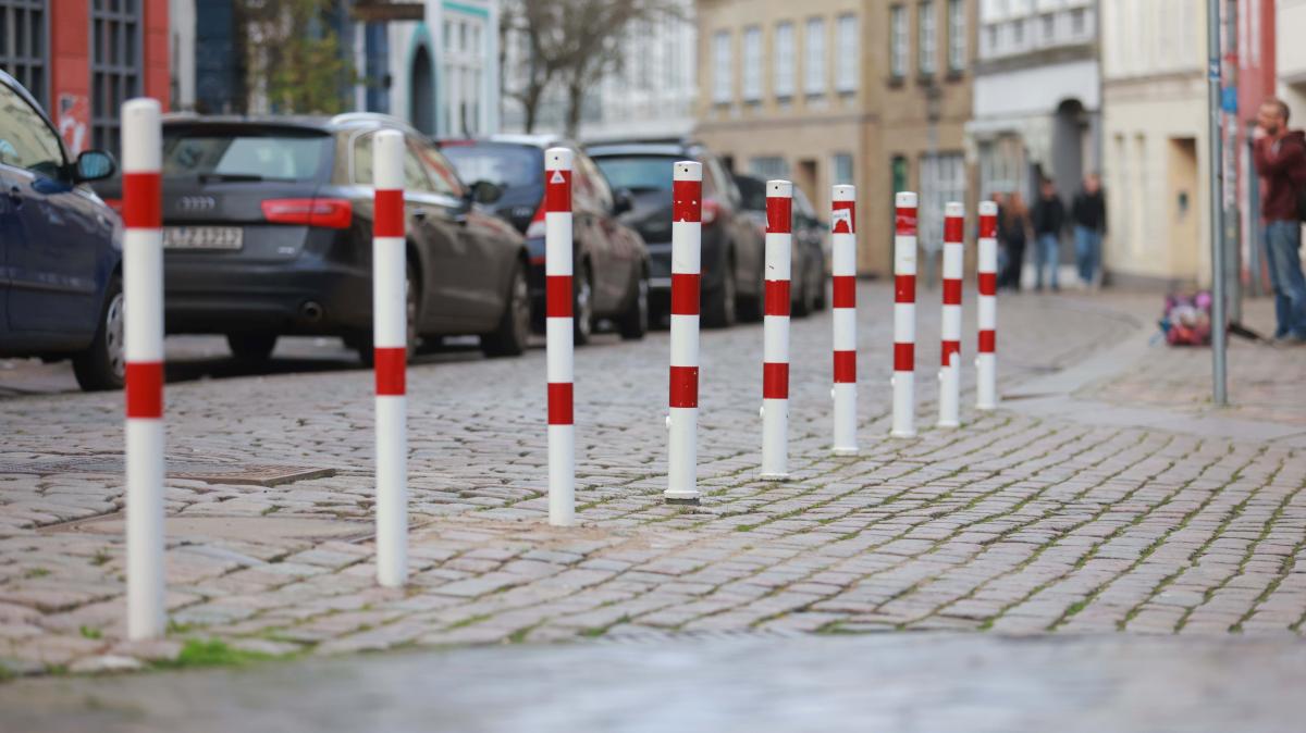 Poller in der Norderfischerstraße sollen wieder entfernt werden