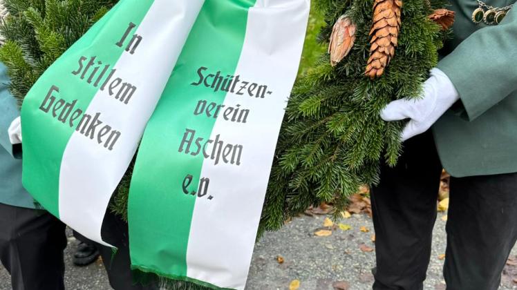 Volkstrauertag beim Schützenverein Aschen