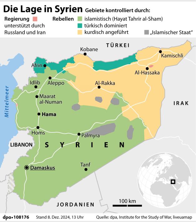 Assad und Familie in Moskau – so lief die Flucht aus Syrien ab