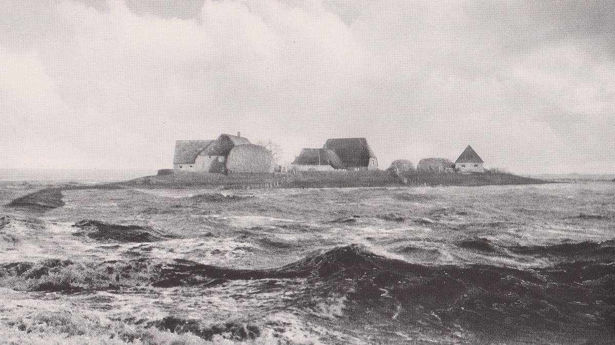 Halligflut am 3. und 4. Februar 1825: Die schlimmste Nacht in NF