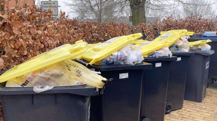 Prezero in Westerrönfeld: Gelbe Tonnen erneut nicht geleert